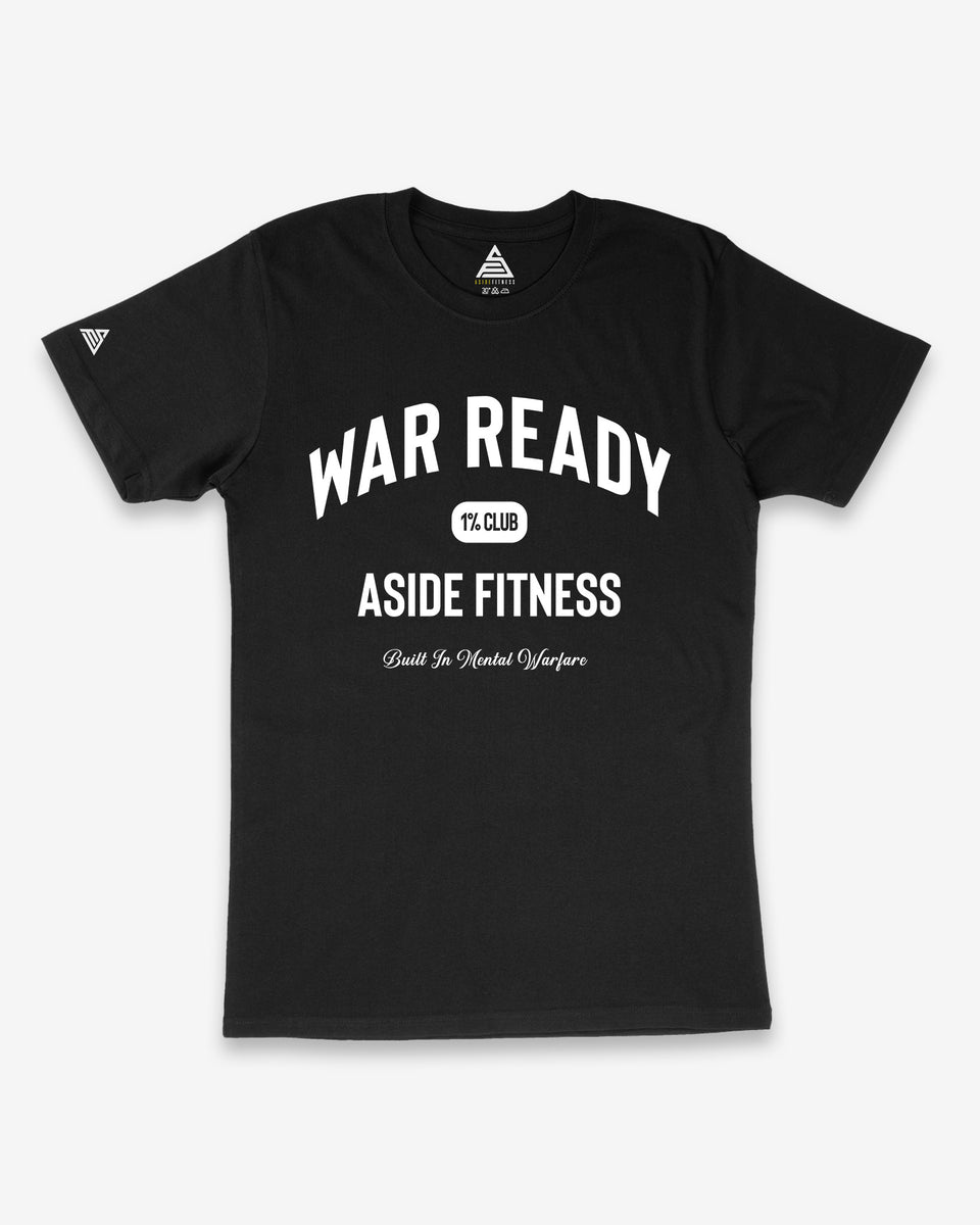 War Ready™ Signature Black T-Shirt – asidefitness